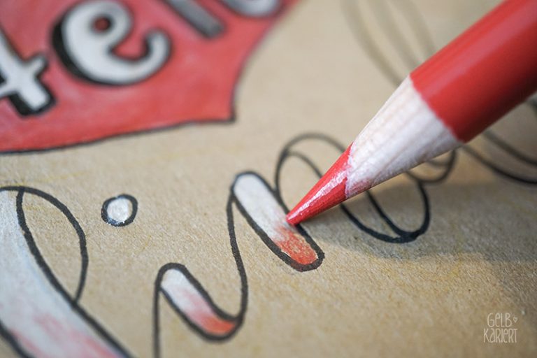 DIY: Notizheft mit Lettering | Gelbkariert