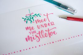 Windlichter lettern und Tipps zur Falschen Kalligrafie - Lettering und mehr