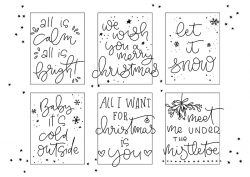 Windlichter lettern und Tipps zur Falschen Kalligrafie - Lettering und mehr