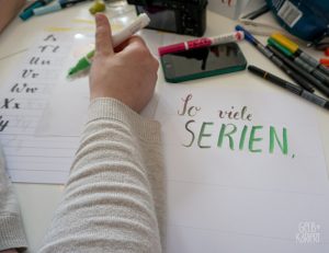 Öfter mal was Neues ausprobieren – Handlettering-Workshop | Gelbkariert